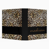 Leopard Print Binder | Zazzle