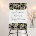 Leopard Print Bridal Shower Welcome Sign | Zazzle