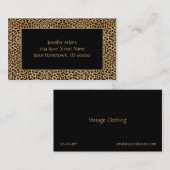 Leopard Print Business Card | Zazzle