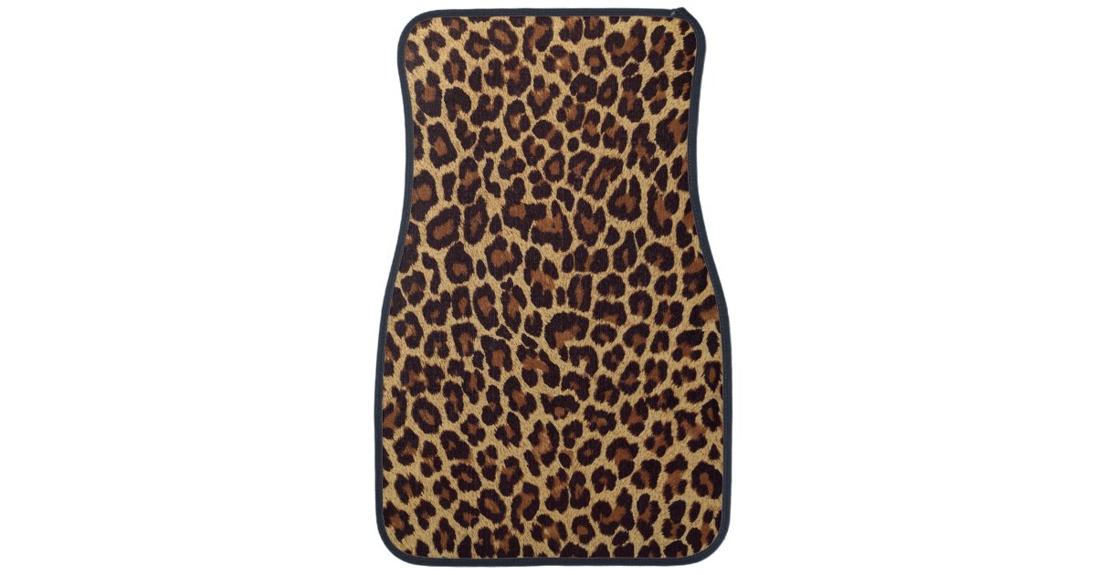 Leopard Print Car Mat | Zazzle
