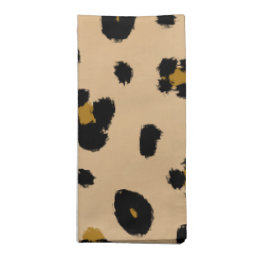 Leopard Print Cloth Dinner Napkins - Set Of 4 | Zazzle