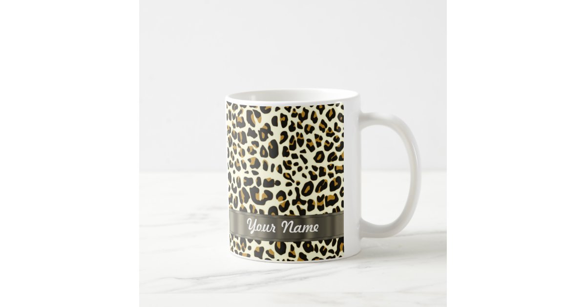 leopard print coffee mug | Zazzle