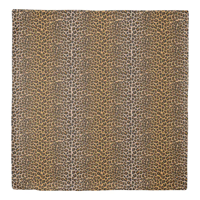 Leopard print duvet cover | Zazzle