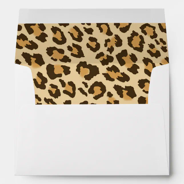 Leopard Print Envelope | Zazzle
