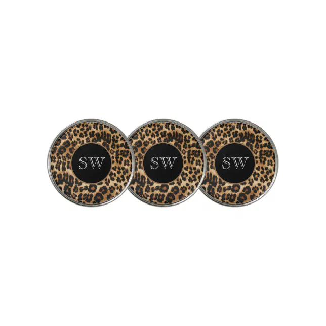 Leopard Print Golf Ball Marker | Zazzle