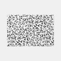 Leopard Print, Leopard Spots, Black And White Rug | Zazzle