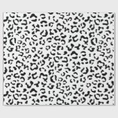 Leopard Print, Leopard Spots, Black And White Wrapping Paper | Zazzle