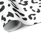Leopard Print, Leopard Spots, Black And White Wrapping Paper | Zazzle