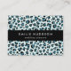 Leopard Print, Leopard Spots, Blue Leopard Business Card | Zazzle