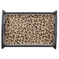 Leopard Print, Leopard Spots, Brown Leopard Serving Tray | Zazzle