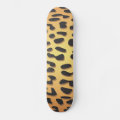 Leopard Print, Leopard Spots, Brown Leopard Skateboard Deck | Zazzle