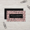Leopard Print, Leopard Spots, Pink Leopard Business Card | Zazzle