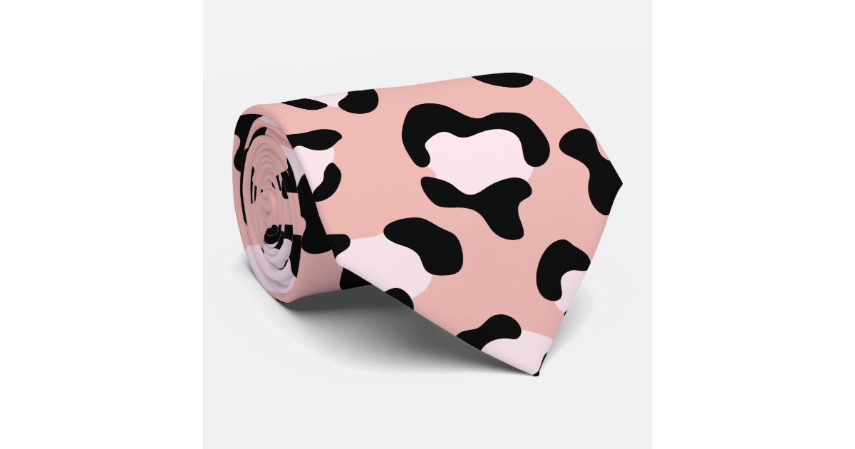 Leopard Print, Leopard Spots, Pink Leopard Neck Tie | Zazzle