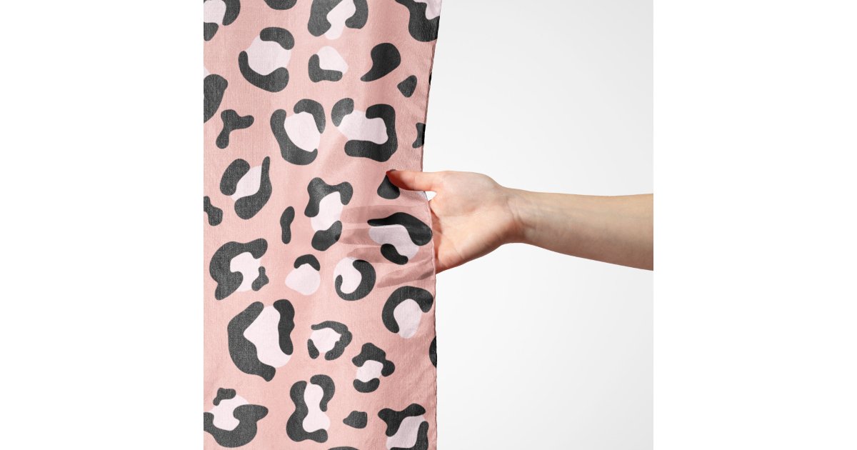 Leopard Print, Leopard Spots, Pink Leopard Scarf | Zazzle