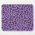 Leopard Print, Leopard Spots, Purple Leopard Mouse Pad | Zazzle