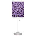 Leopard Print, Leopard Spots, Purple Leopard Table Lamp | Zazzle