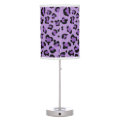 Leopard Print, Leopard Spots, Purple Leopard Table Lamp | Zazzle