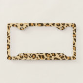 Leopard Print License Plate Frame | Zazzle