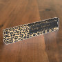 Leopard Print Monogram Desk Name Plate | Zazzle