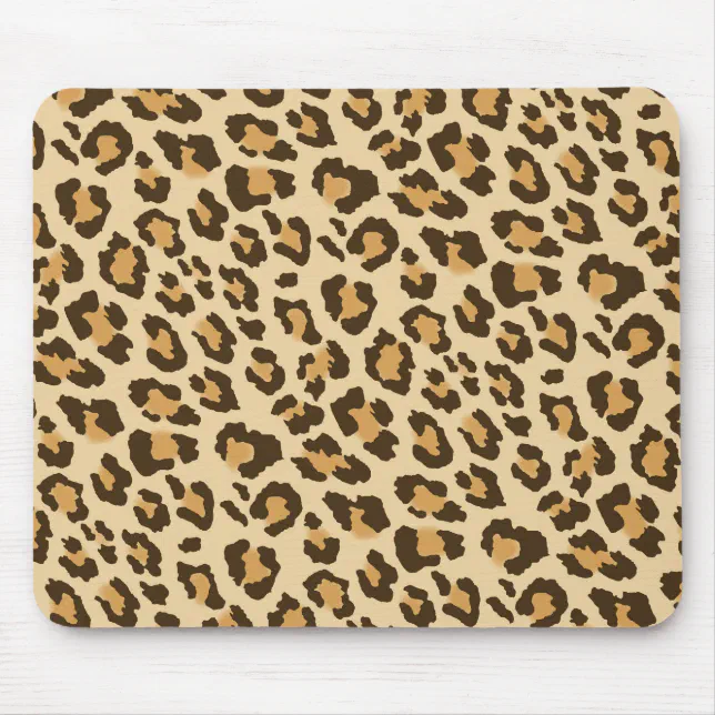 Leopard Print Mousepad | Zazzle