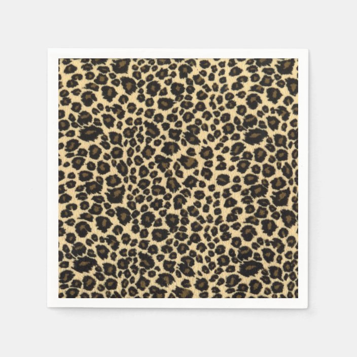 Leopard Print Napkins | Zazzle.com