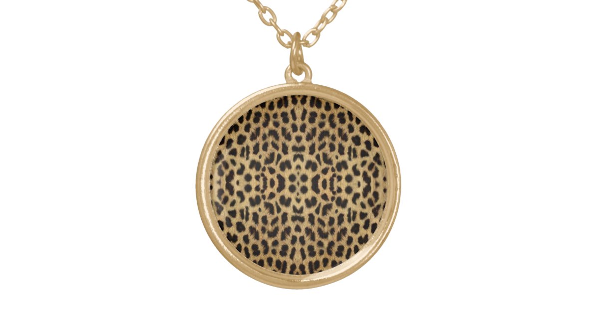 Leopard print Necklace | Zazzle