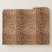 leopard print pattern file folder | Zazzle