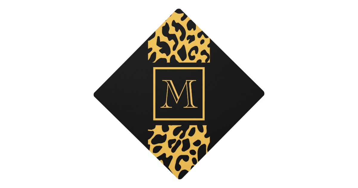 Leopard Print Pattern Graduation Cap Topper | Zazzle