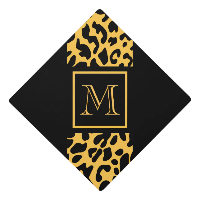 Leopard Print Pattern Graduation Cap Topper | Zazzle