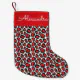 Leopard Print Personalized Christmas Stocking | Zazzle