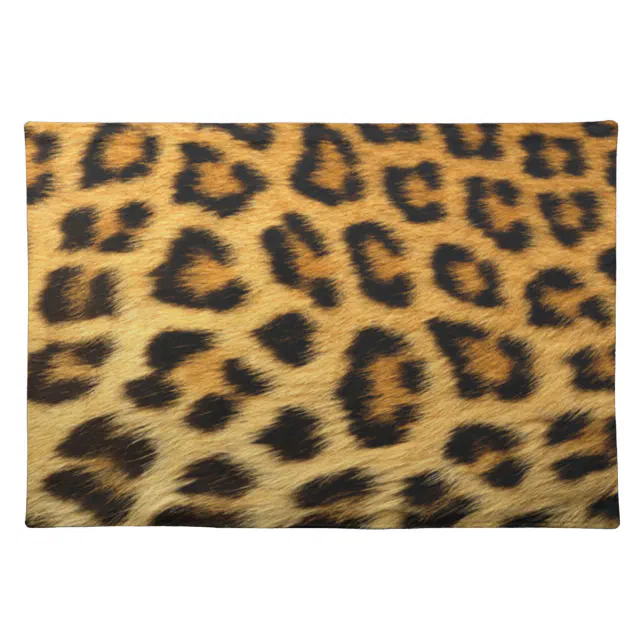 Leopard Print Placemat | Zazzle