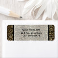 Leopard Print Return Address Labels | Zazzle
