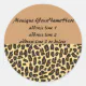 Leopard Print Return Address Labels | Zazzle