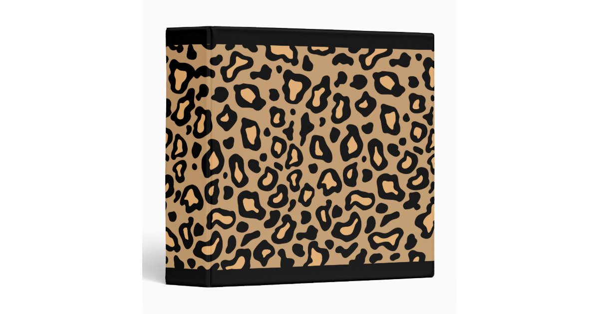 Leopard Print Scrapbook Binder | Zazzle