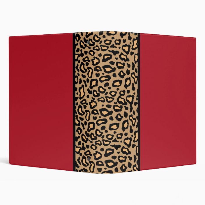 Leopard Print Scrapbook Binder | Zazzle.com