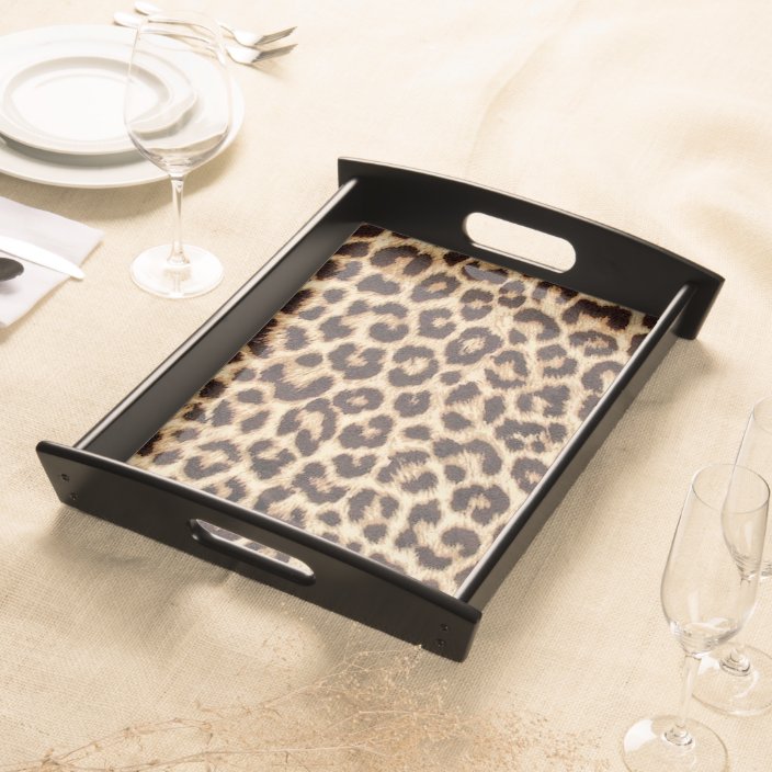 Leopard Print Serving Tray | Zazzle.com