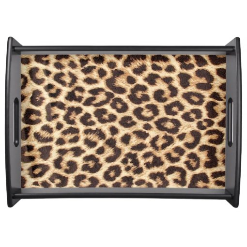 Leopard Print Serving Tray | Zazzle