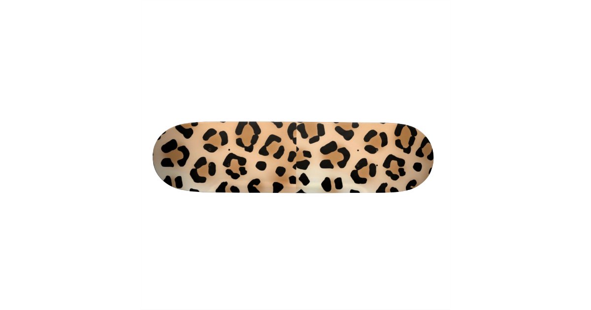 Leopard Print Skateboard | Zazzle.com