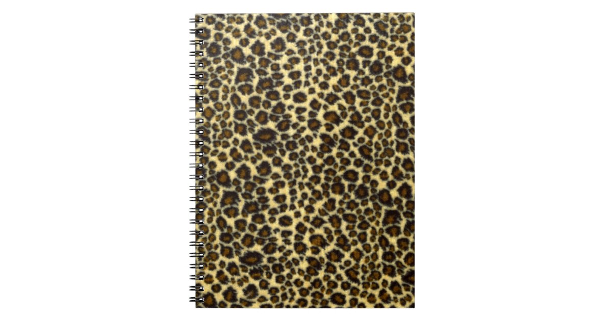 Leopard Print Spiral Notebook | Zazzle