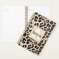 Leopard - print spotted animal-print planner | Zazzle