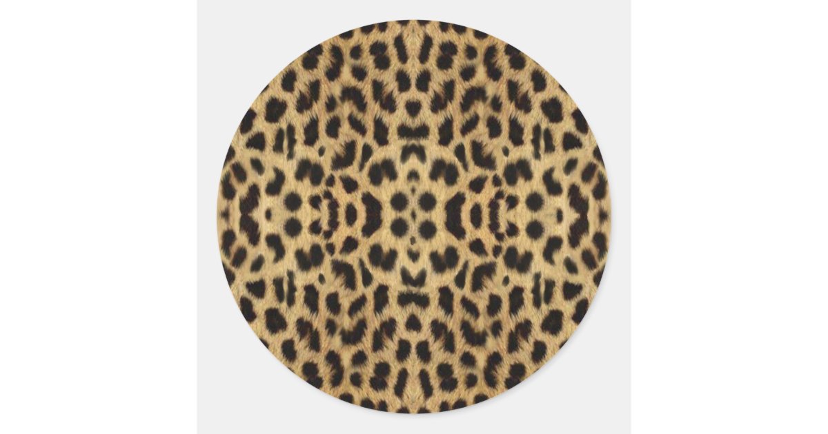 Leopard print Stickers | Zazzle