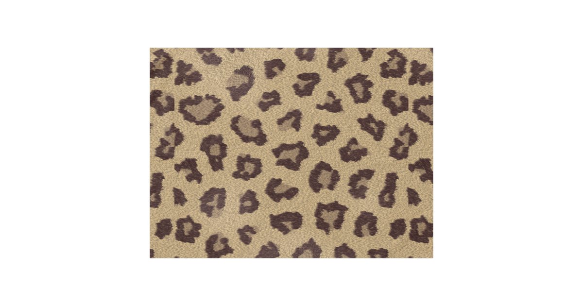 Leopard Print Tablecloth | Zazzle