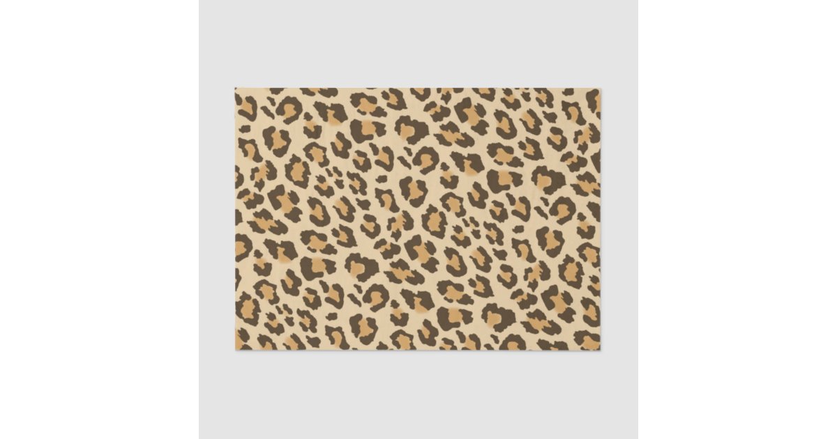 Leopard Print Tissue Paper | Zazzle