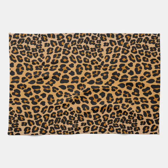 Leopard print towel | Zazzle