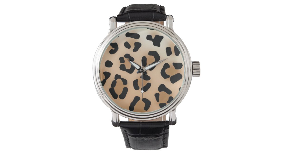 Leopard Print Watch | Zazzle