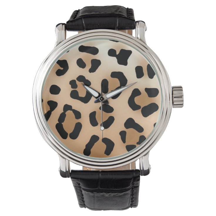 Leopard Print Watch | Zazzle