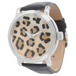 Leopard Print Watch | Zazzle