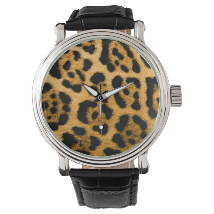 Leopard Print Wrist Watch | Zazzle.com