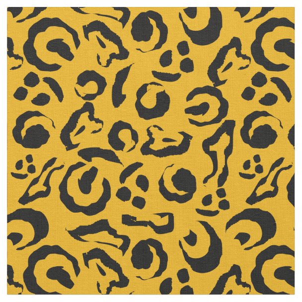 Leopard Skin Print Multi Color Funky Camouflage Fabric | Zazzle