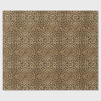 Leopard Skin Print Wrapping Paper | Zazzle